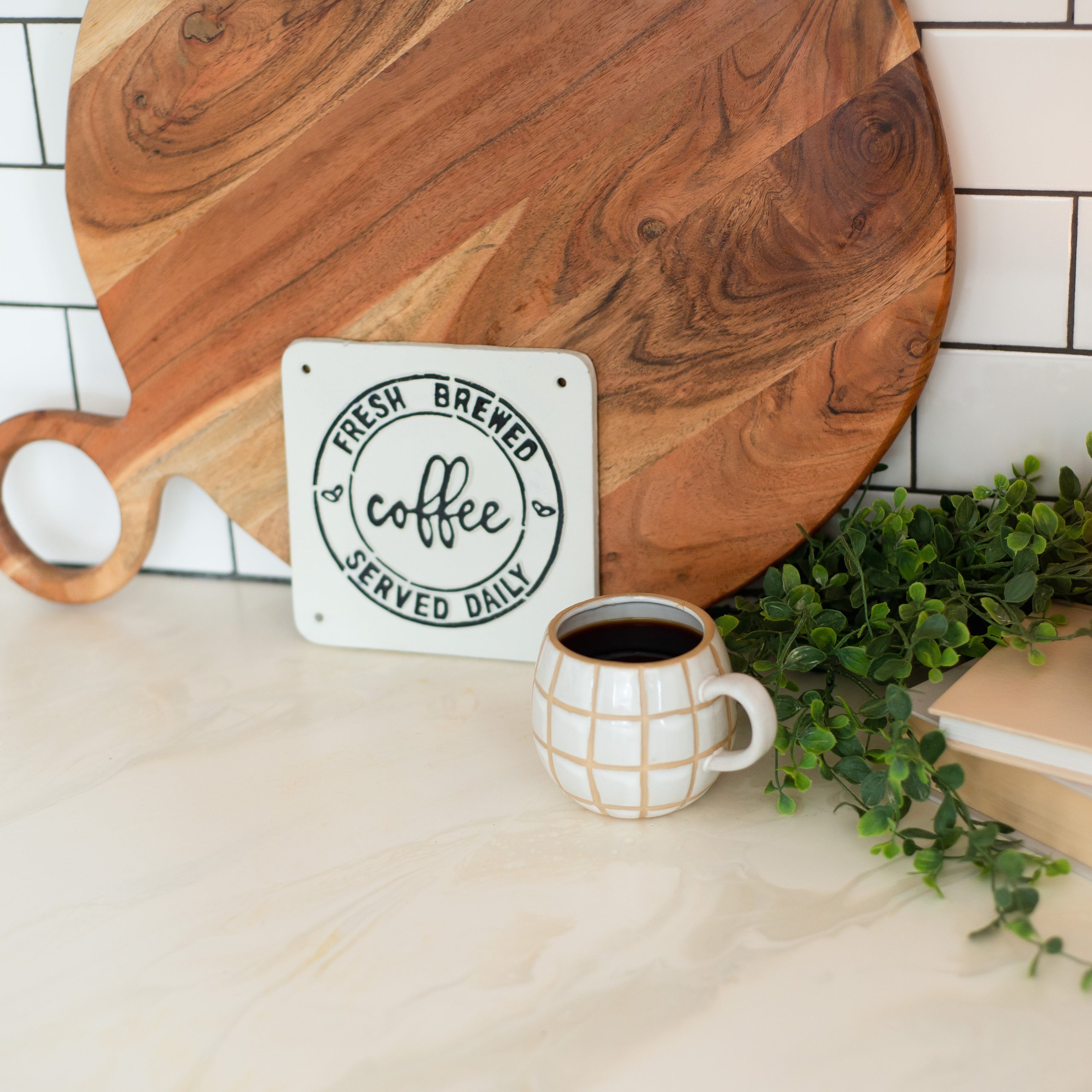 Fresh Brewed Coffee Sign | FIG & Company